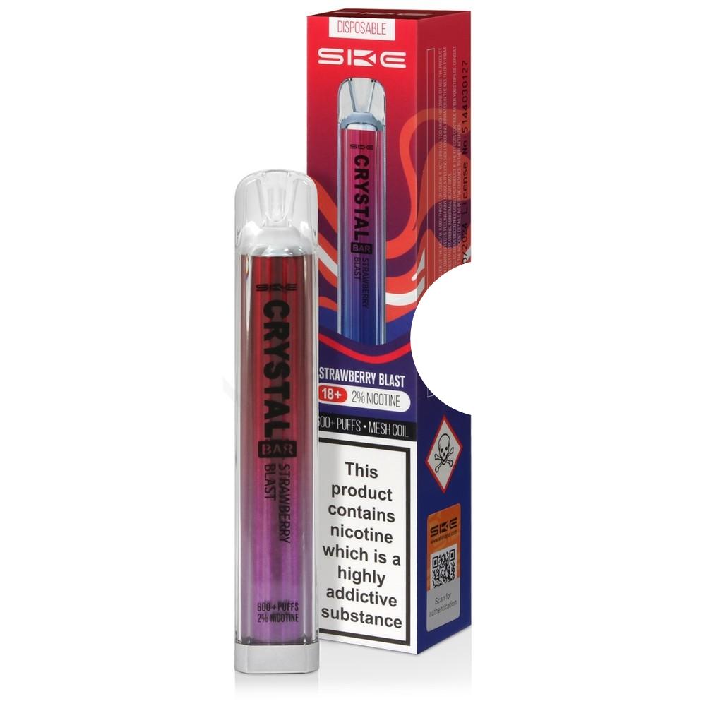 Strawberry Blast Crystal Bar Disposable Vape – Vapo Royal